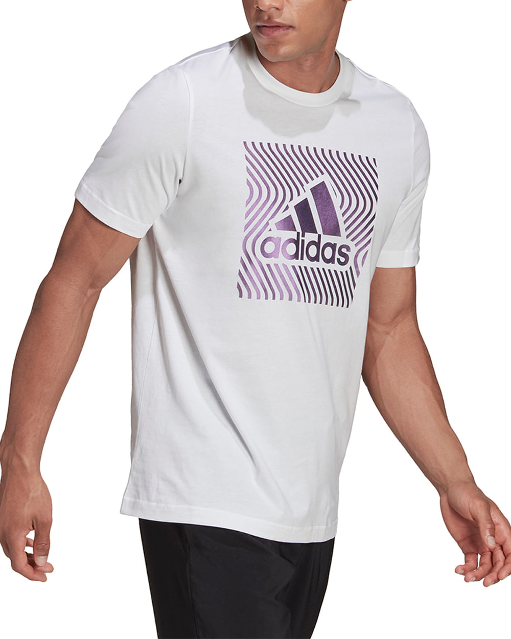Camiseta Masculina Adidas Box Logo - Drastosa | Só as Melhores Marcas