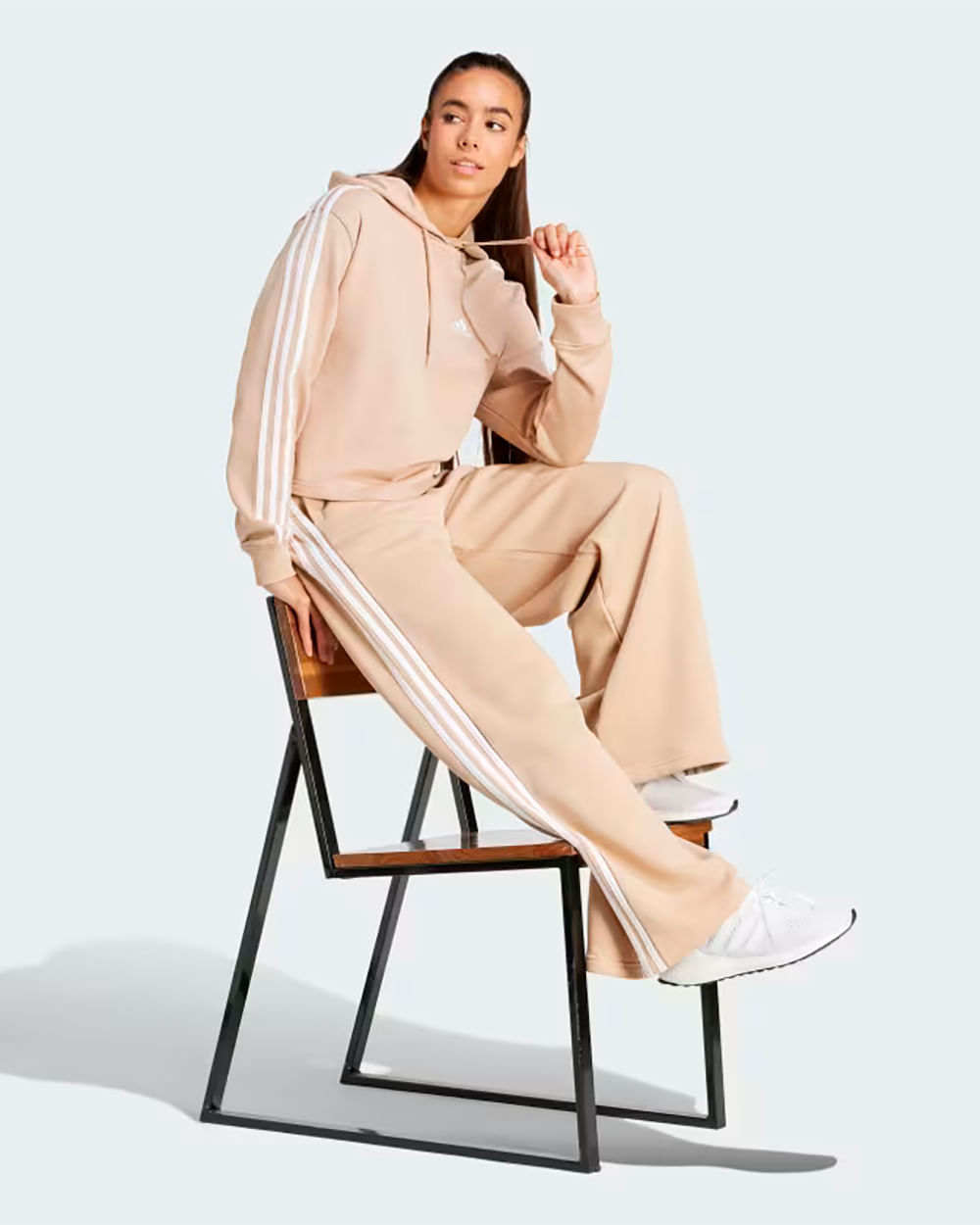 Blusa de Moletom Feminina Adidas 3-Stripes - Drastosa | Só as Melhores ...