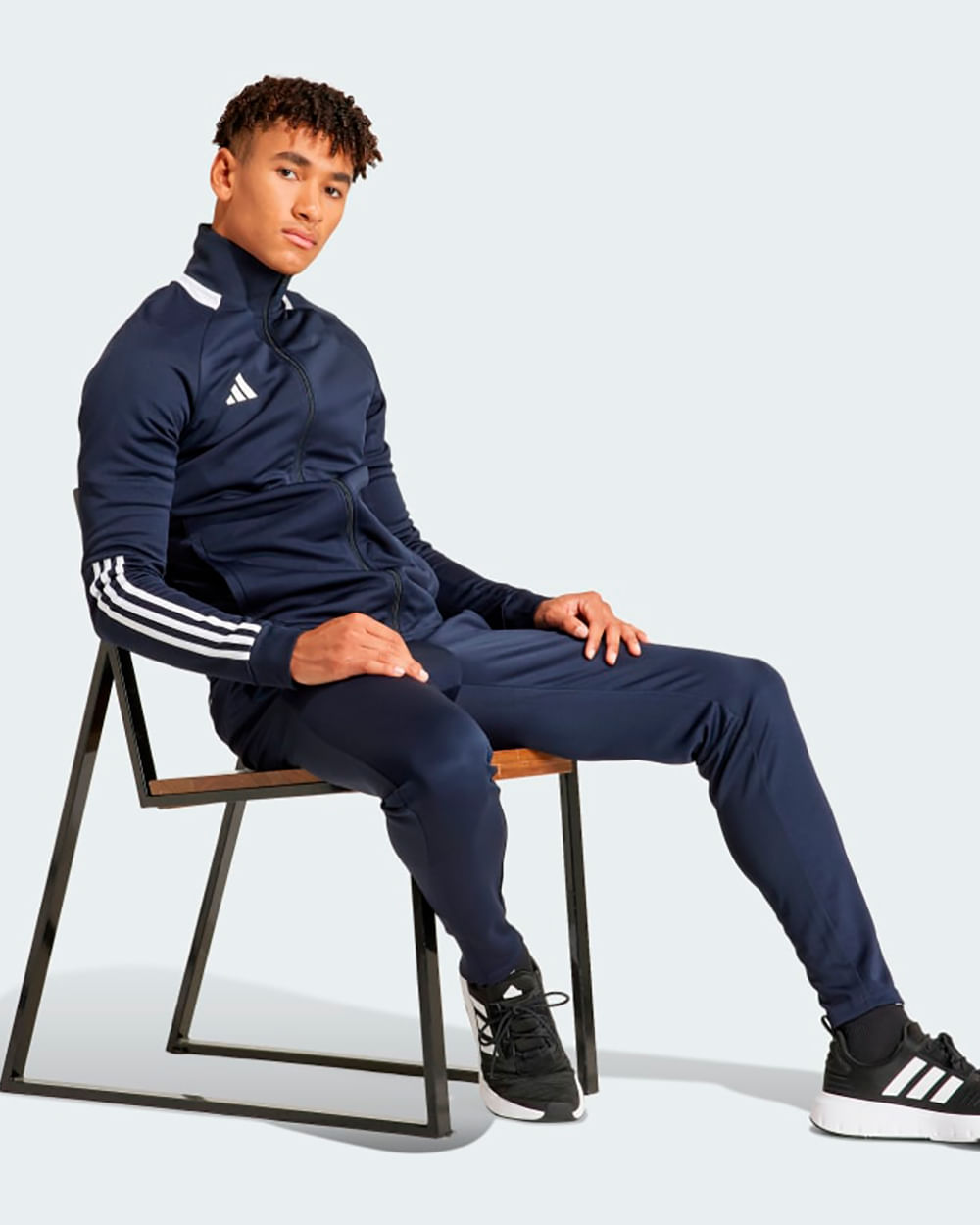 Agasalho Masculino Adidas Sereno Três Listras AEROREADY - Drastosa | Só ...