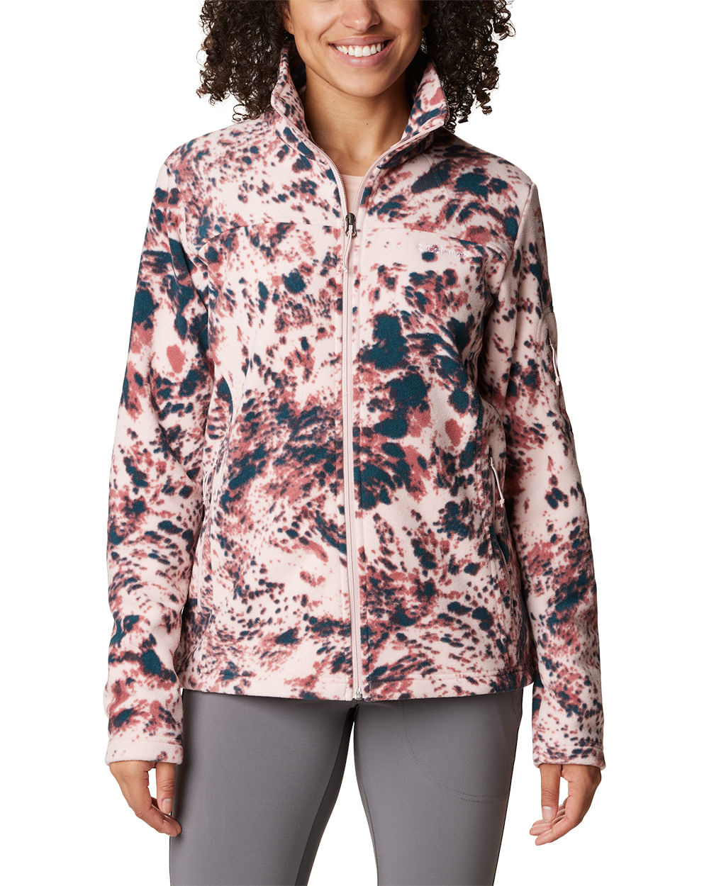 Jaqueta Fleece Columbia Feminina Fast Trek™ Printed - Drastosa | Só as ...