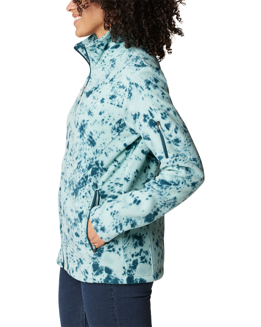Jaqueta Fleece Columbia Feminina Fast Trek™ Printed - Drastosa | Só as ...
