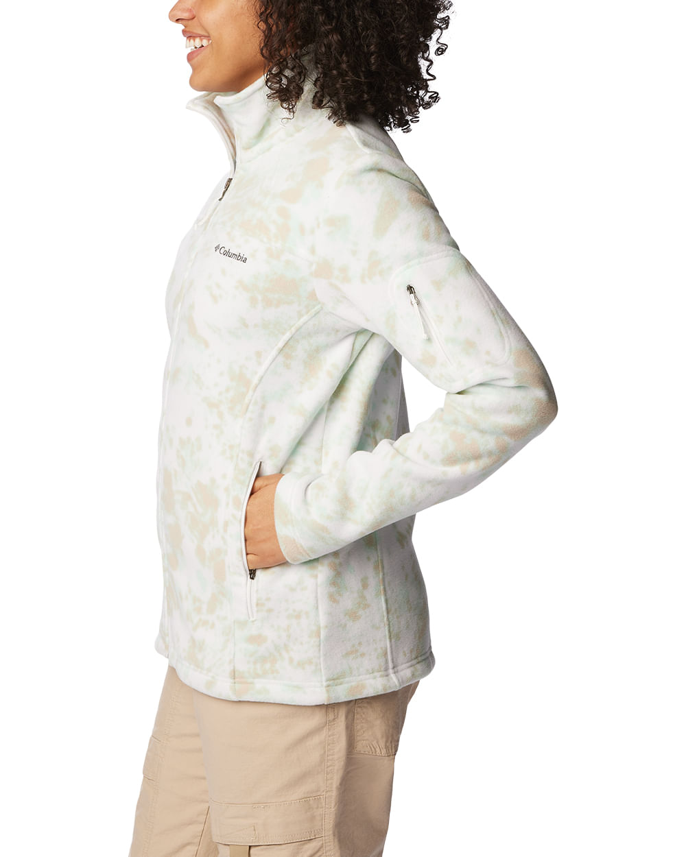 Jaqueta Fleece Columbia Feminina Fast Trek™ Printed - Drastosa | Só as ...